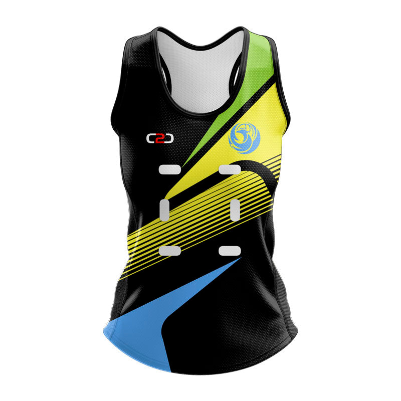 Conquer Netball Singlet Ladies Racerback Design Your Own Custom– Coast ...